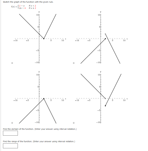 Solved Sketch the graph of the function with the given nule | Chegg.com