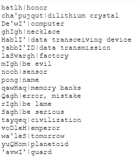 Solved 1. Read data from klingon−english.txt 2. Ask the user | Chegg.com
