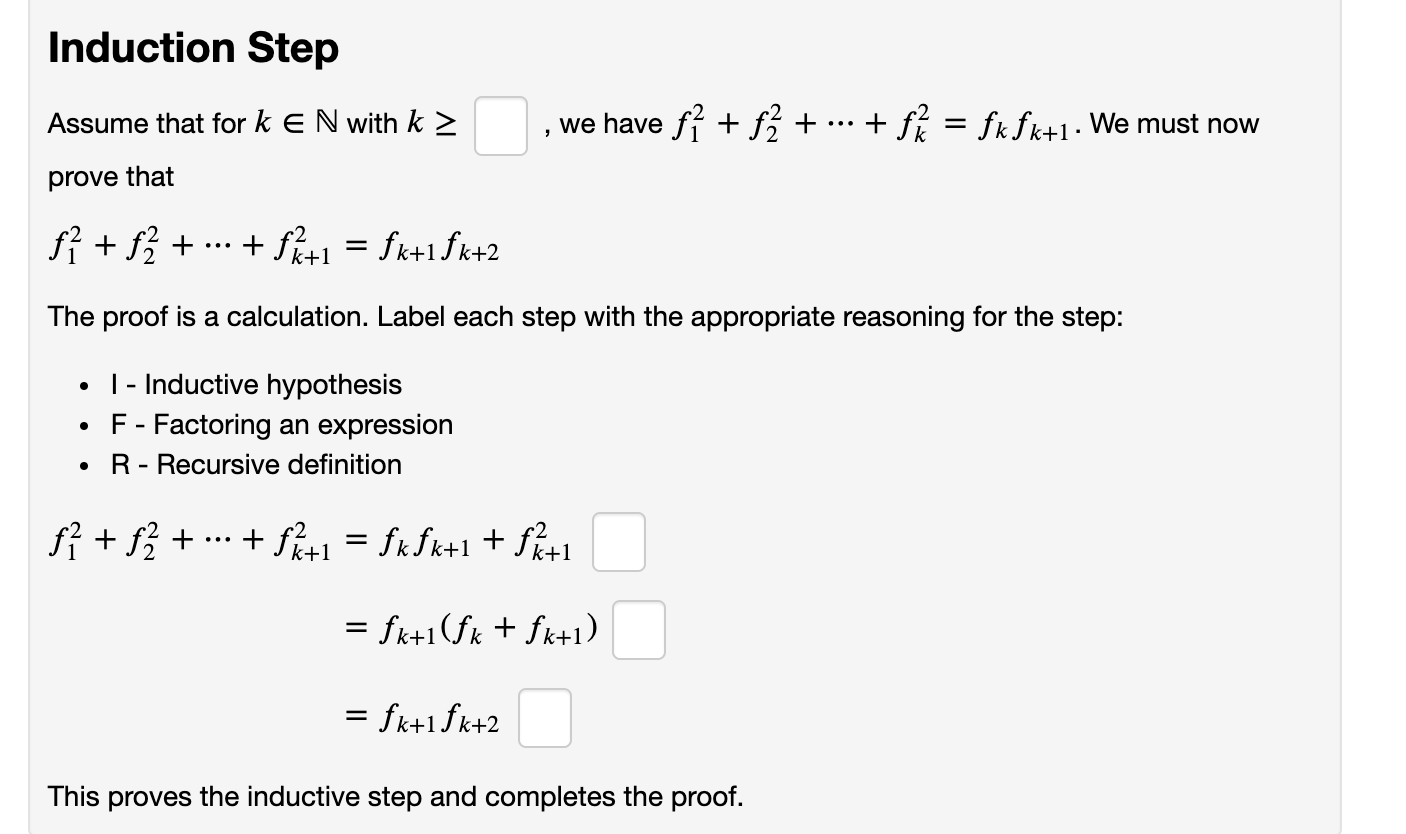 Solved Recall the Fibonacci numbers are defined by f1 = 1, | Chegg.com