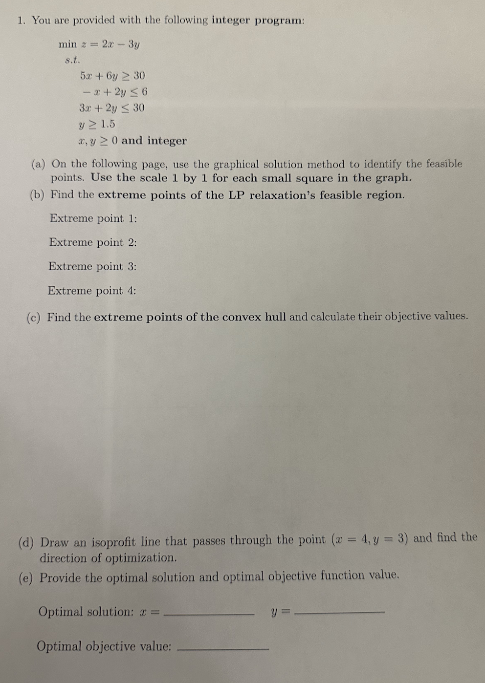 Solved 1. You are provided with the following integer | Chegg.com