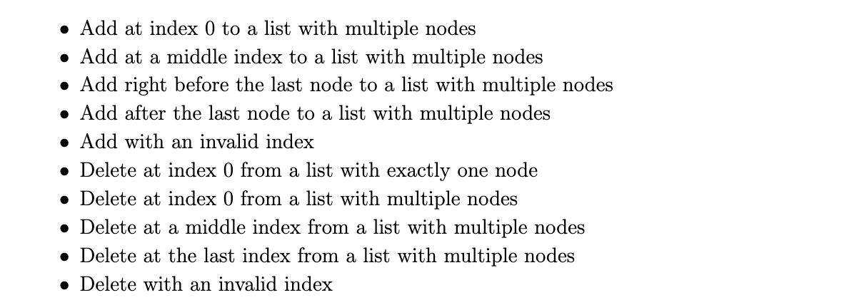 Solved 1 Starting From The Provided Linked List Py File