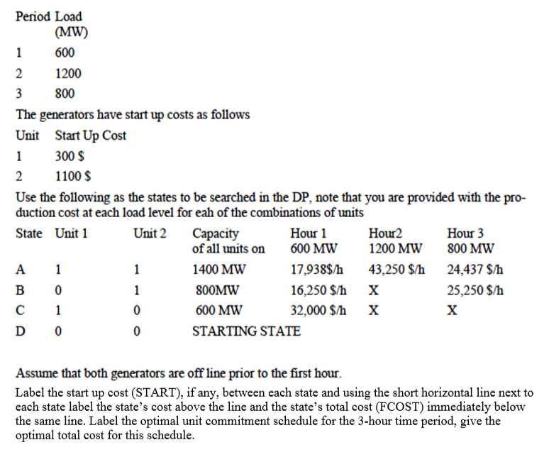 Solved Two generators are connected to a load as follows: | Chegg.com
