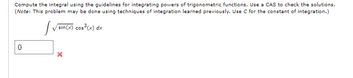 Solved Compute the integral using the guidelines for | Chegg.com