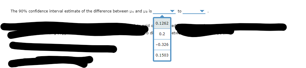 Solved 2. Inferences about the difference between two | Chegg.com