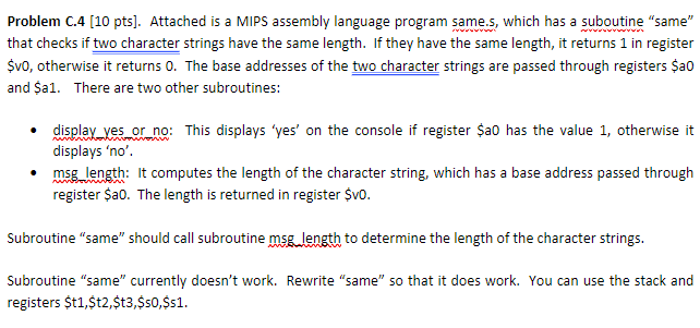 Solved .data MSG1: .asciiz "civic" MSG2: .asciiz | Chegg.com