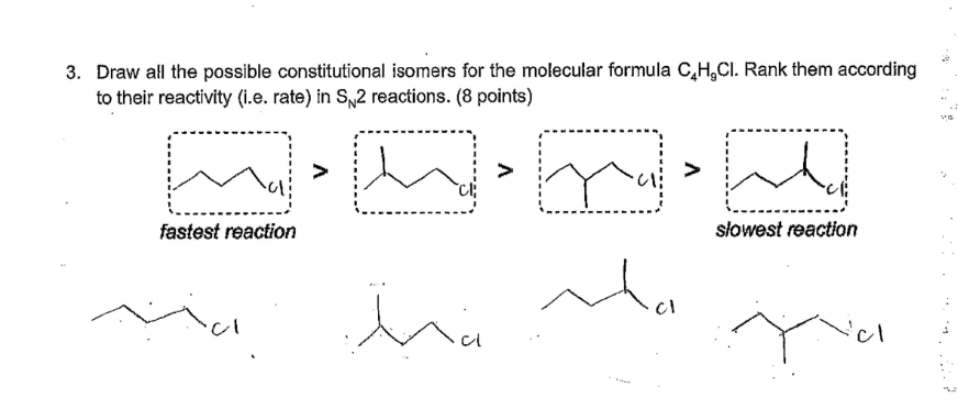 Solved 3. Draw all the possible constitutional isomers for | Chegg.com