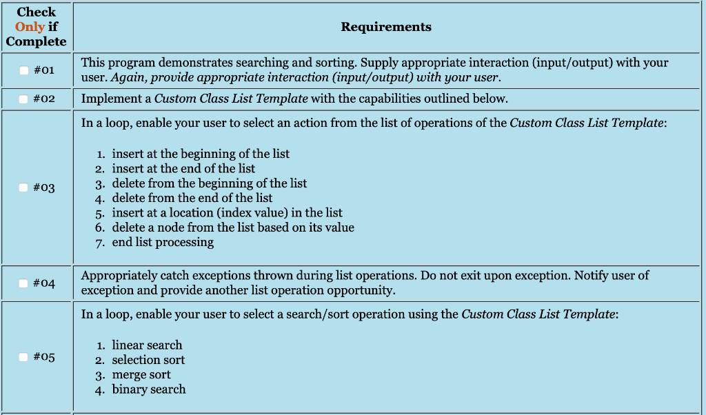 Solved C++ programming. Please follow all requirements, | Chegg.com