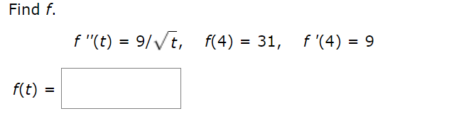 Solved Find f. f Solved Find f. f