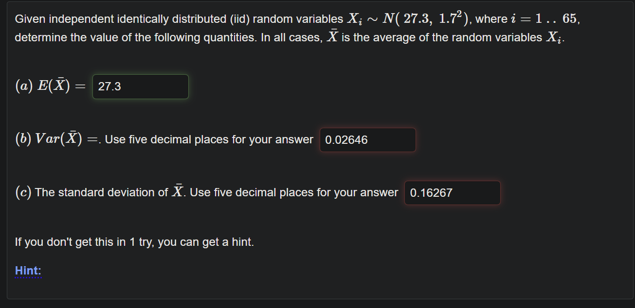 Solved Given Independent Identically Distributed Iid 