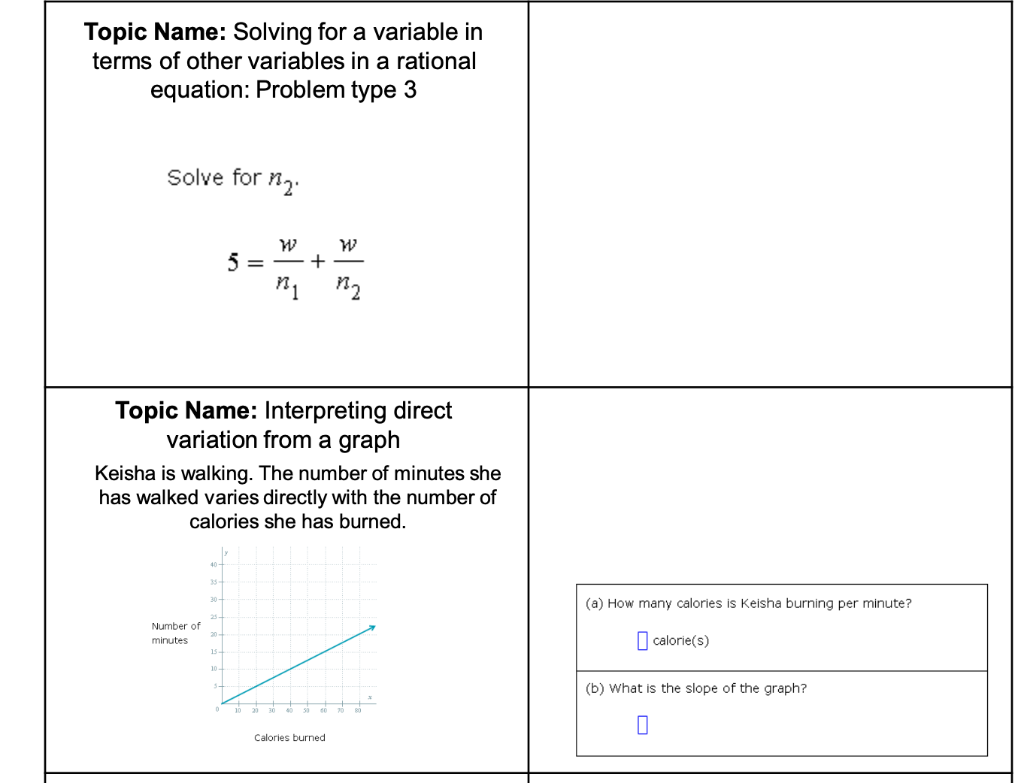 Solved Topic Name: Solving for a variable in terms of other | Chegg.com