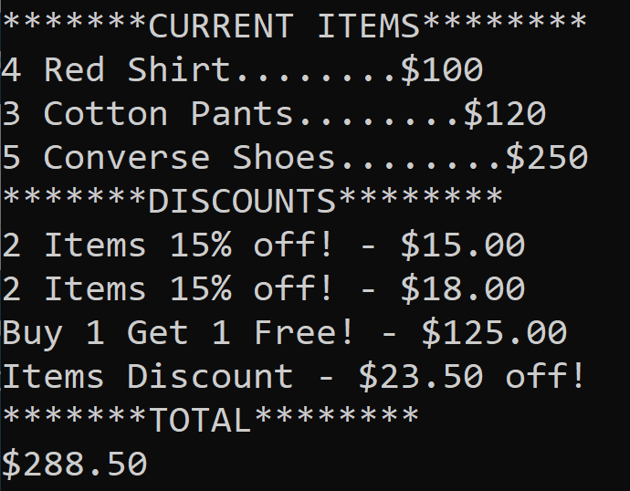 Solved Need Help with a shopping cart application in C++. | Chegg.com