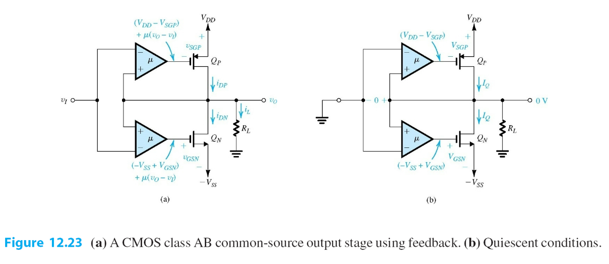 Figure 12 23 A A Cmos Class Ab Common Source Output