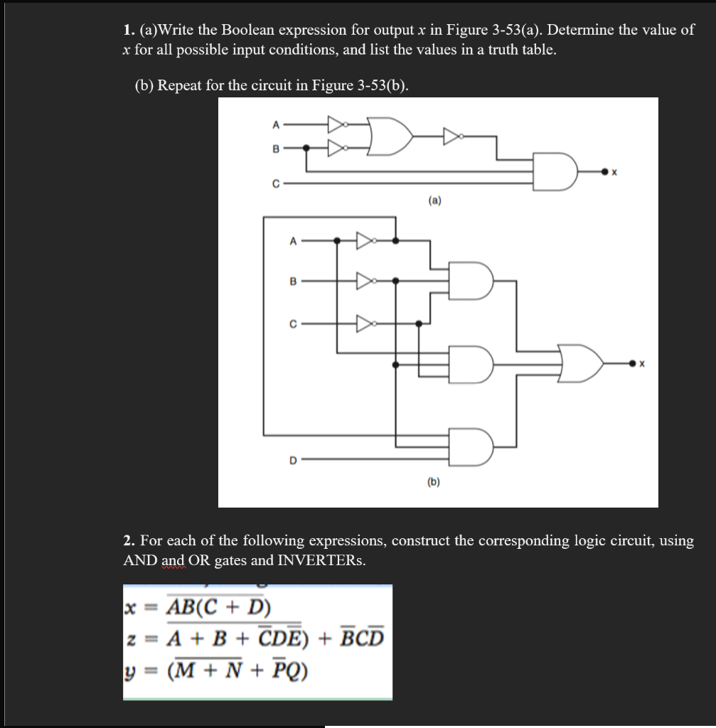 Solved 5 Represent The Statement Y 3 X 5 In Ascii 