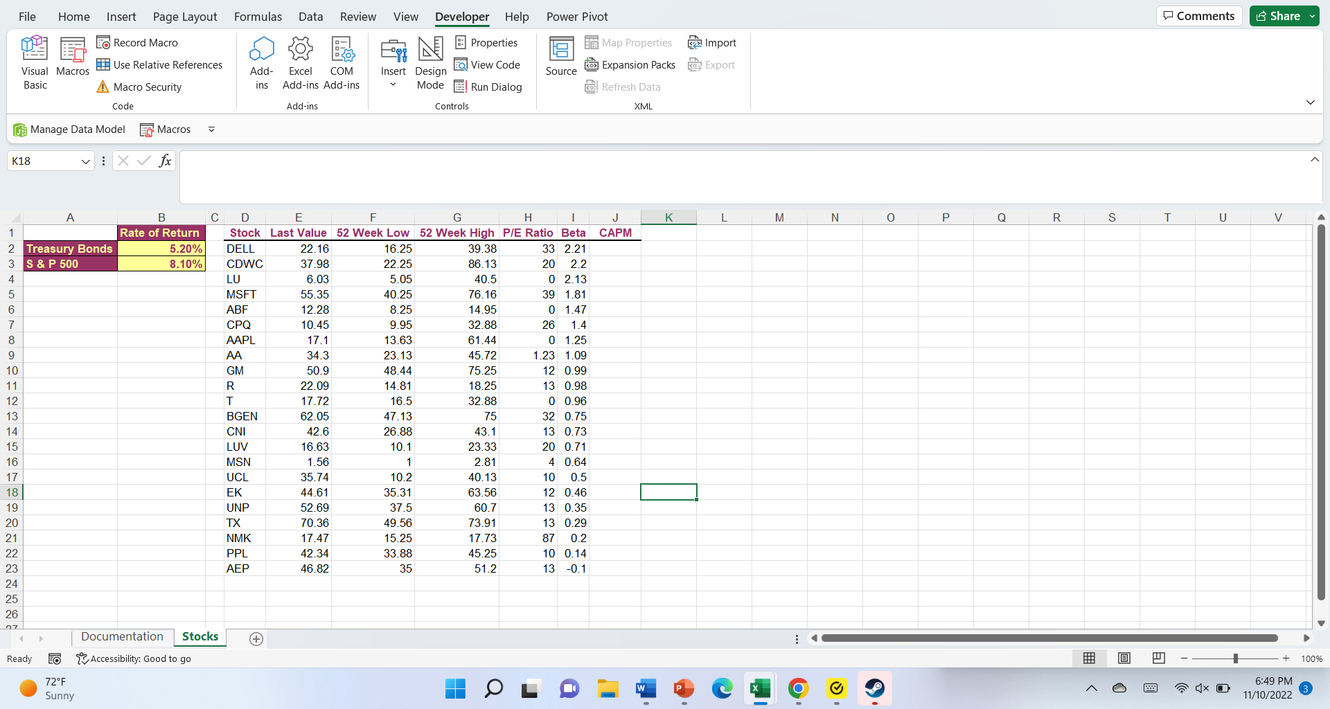 Solved I need to go into visual basic and create a custom | Chegg.com