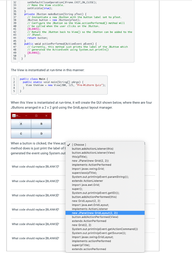 Solved Reference: See Module 3, GUI Programming notes ($1 | Chegg.com