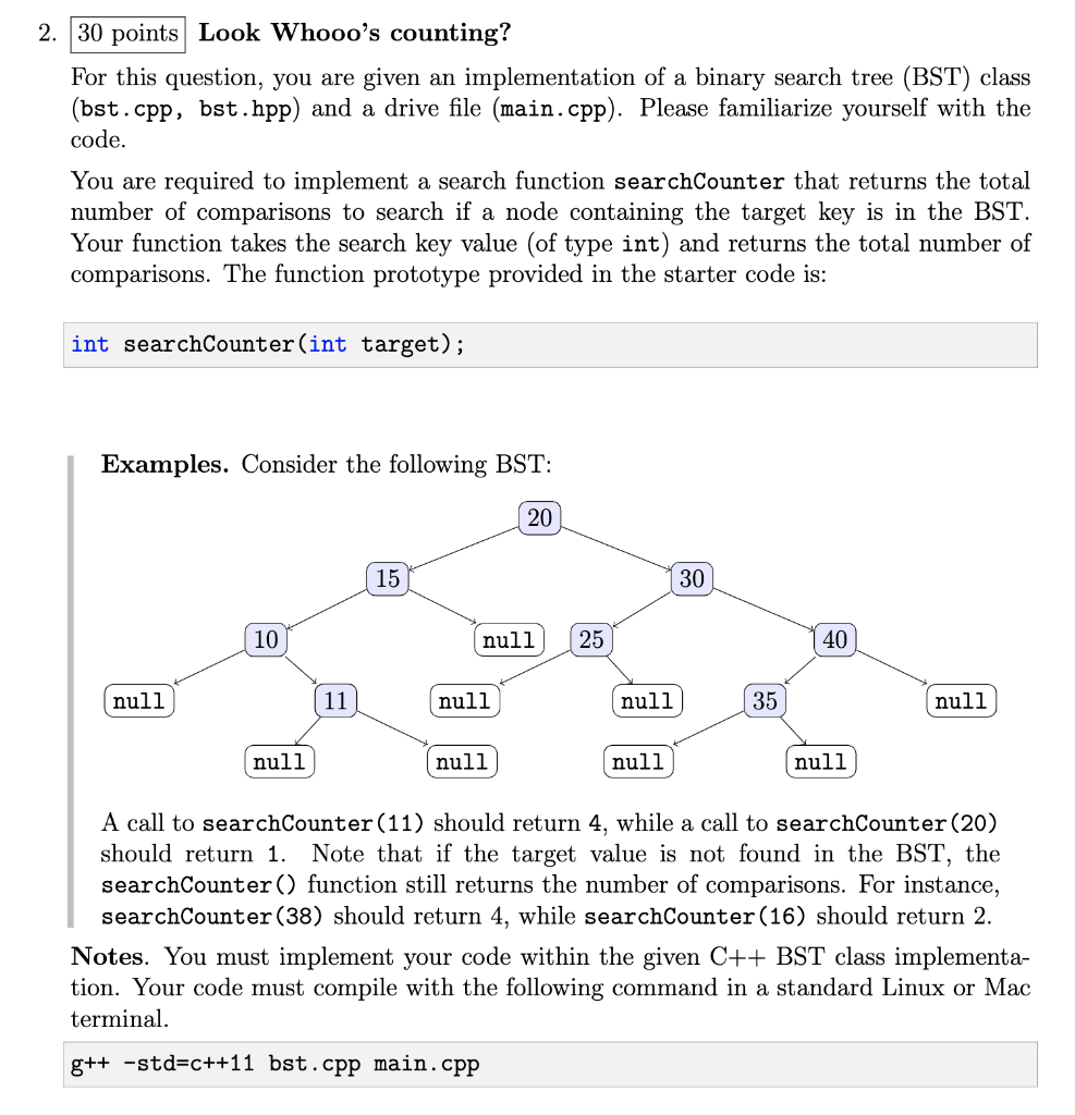 Solved bst.cpp #include #include Solved bst.cpp #include #include
