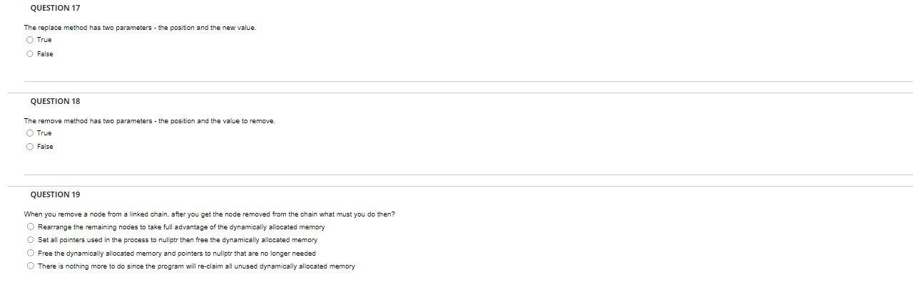 Solved To define the behavior of an ADTs operations | Chegg.com
