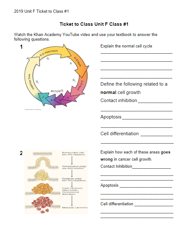 Solved 2019 Unit F Ticket to Class #1 Ticket to Class Unit F | Chegg.com