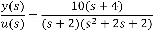 Solved Consider a system described by the following transfer | Chegg.com