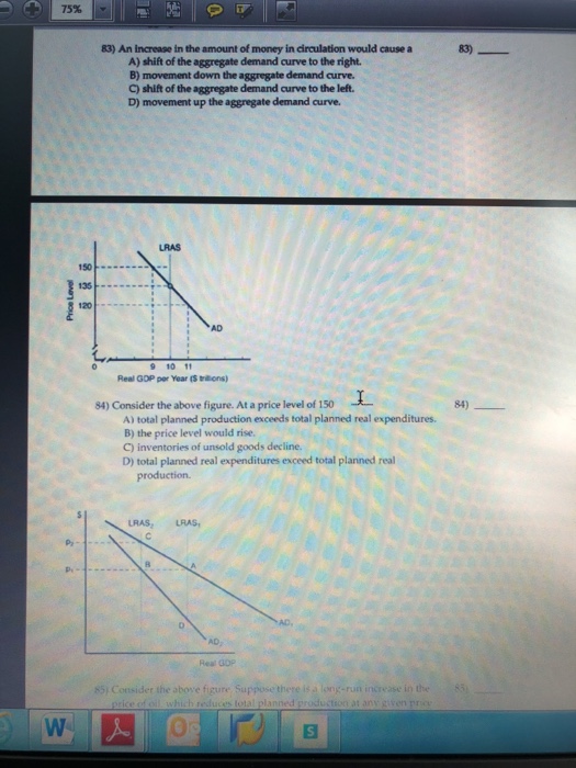 Solved 78) When the production possibilities curve shifts | Chegg.com