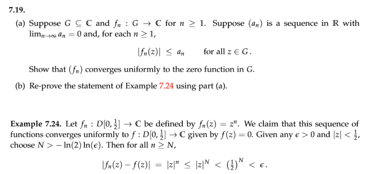 Solved Please do both parts. This is for a complex analysis | Chegg.com