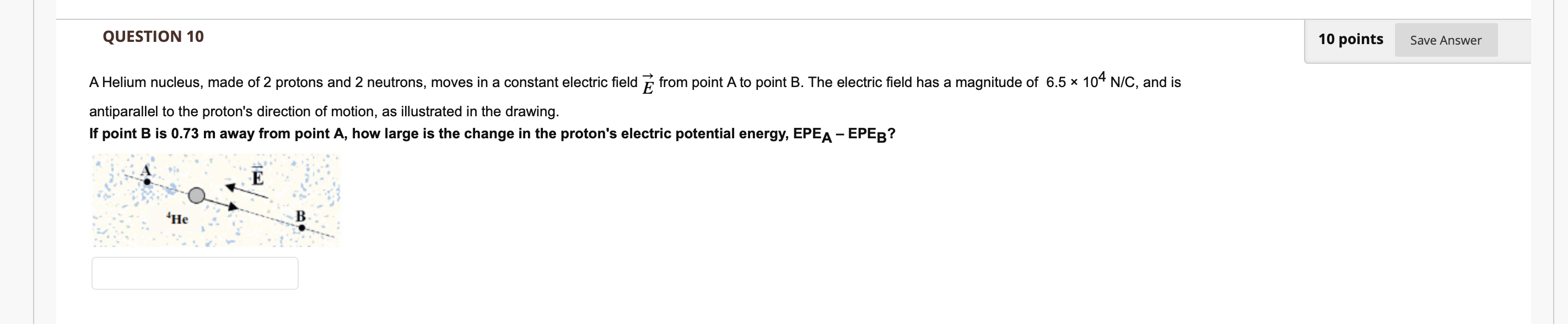 Solved A Helium nucleus, made of 2 protons and 2 neutrons, | Chegg.com