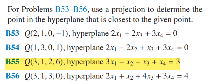 Solved For Problems B53-B56, use a projection to determine | Chegg.com