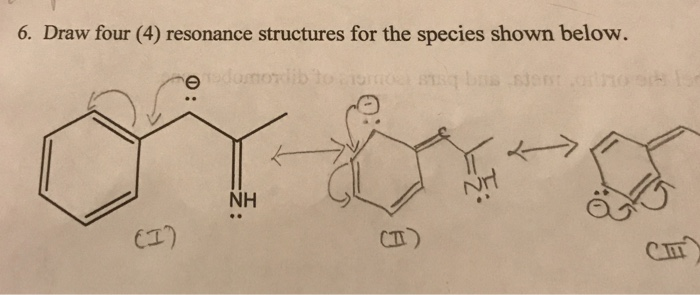Solved Draw four resonance structures of below compound. | Chegg.com