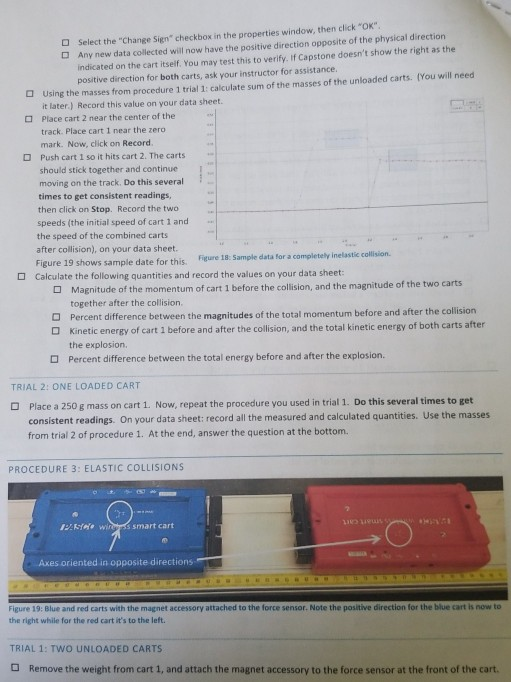 Solved PROCEDURE INITIAL SETUP LEVEL THE TRACK As in | Chegg.com