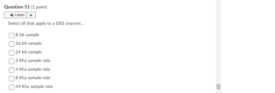 Solved A T3 line carries _. DS1 channels... 1 12 24 28 | Chegg.com