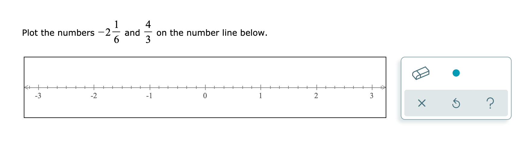 Solved 4 Plot the numbers –2 – and 6 -23 on the number line | Chegg.com