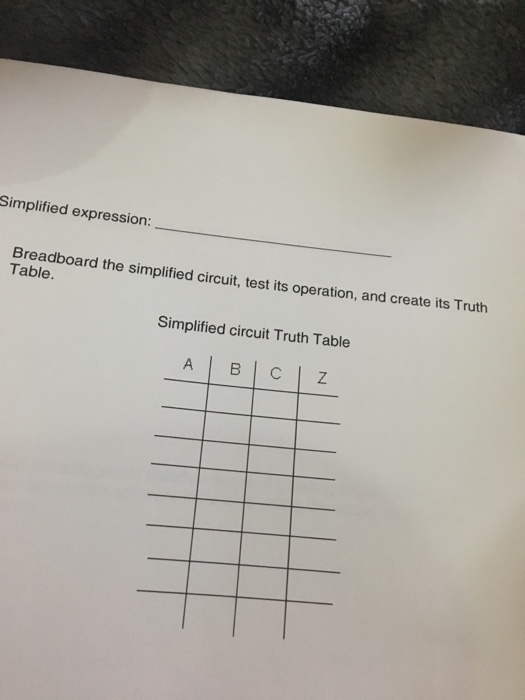 Solved State The Unsimplified Boolean Expression For Figure 