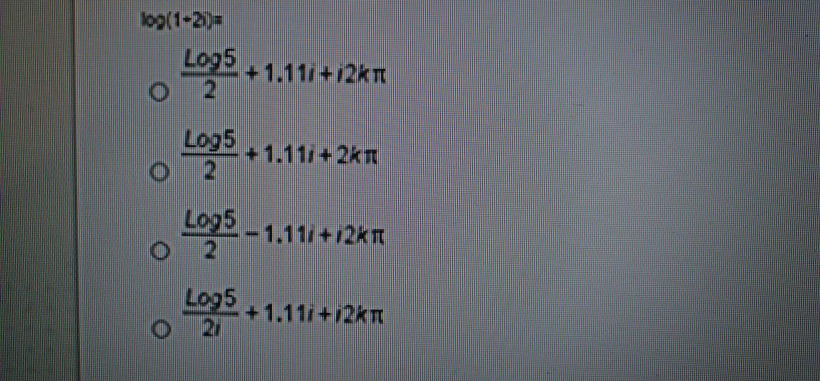 Solved loo(1-21) Log5 +12km Log5 2 1.111 + 2% Lo95 | Chegg.com