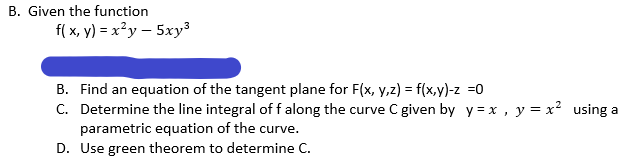 B. Given the function \\[ \\mathrm{f}(\\mathrm{x}, | Chegg.com