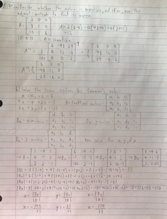 Solved Can you double check my work and make sure my answer | Chegg.com