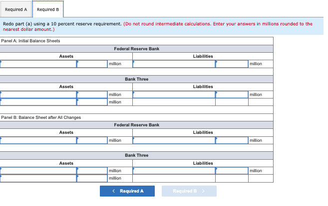Solved Problem 4-3 (LG 4-3) Bank Three currently has $450 | Chegg.com