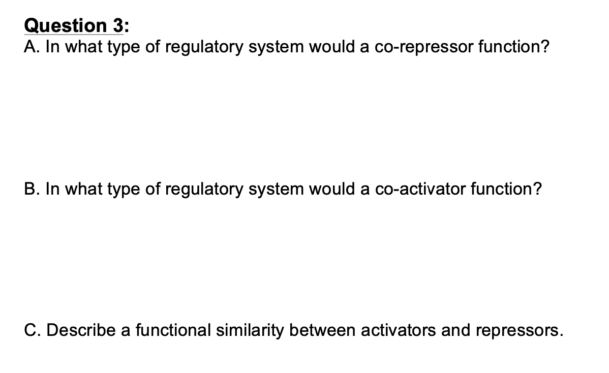 Solved When the question asks "what type of regulatory | Chegg.com
