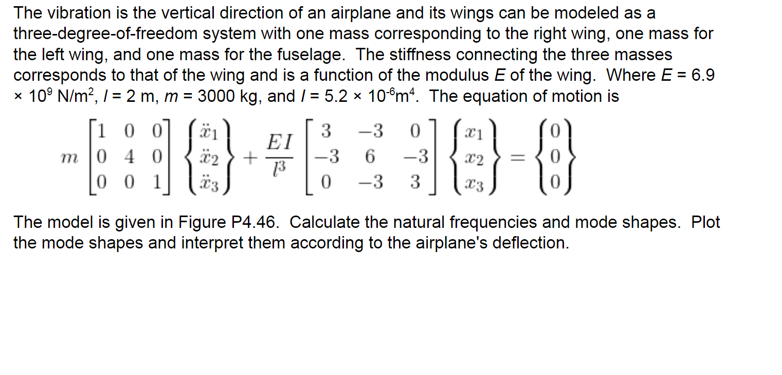 Solved The vibration is the vertical direction of an | Chegg.com