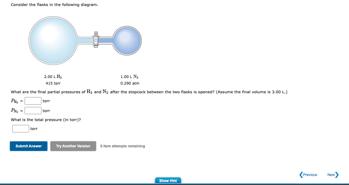 Solved Consider the flasks in the following diagram. What | Chegg.com