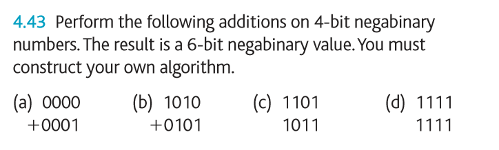 Solved 4.43 Perform the following additions on 4-bit | Chegg.com