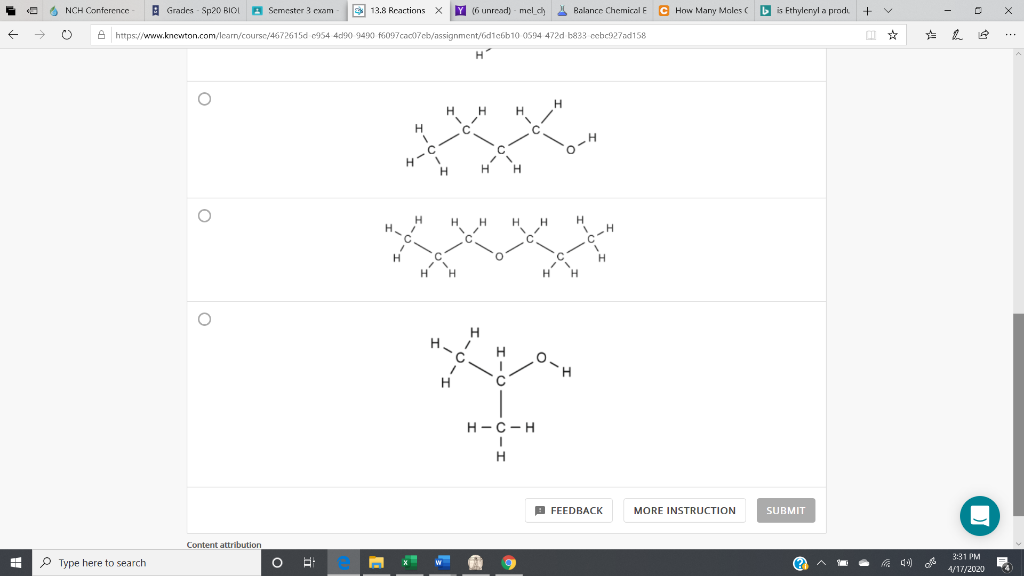 Solved Propene, shown below, is produced from the refining | Chegg.com