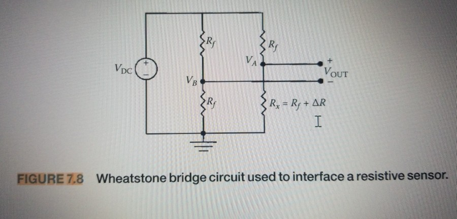 Solved 7.13. Consider the Wheatstone bridge circuit in | Chegg.com