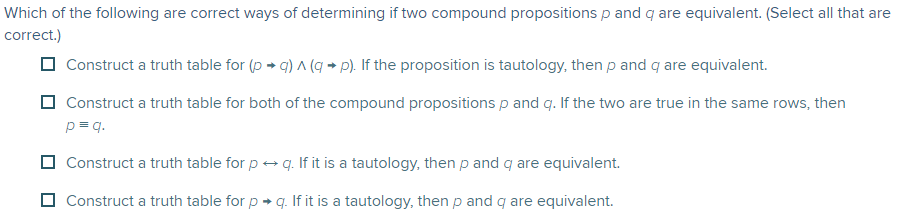 Solved Which of the following are correct ways of | Chegg.com