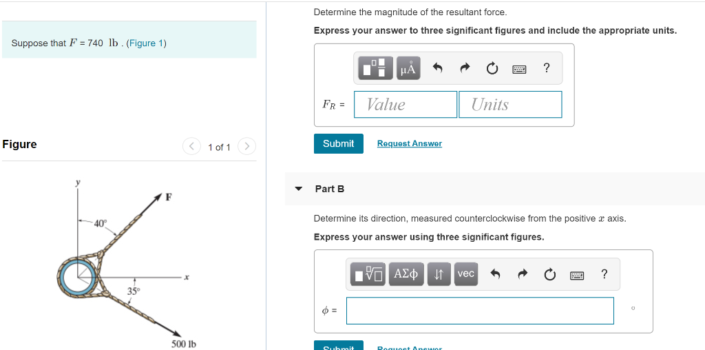 Solved Can u answer this Statics question by using triangle | Chegg.com