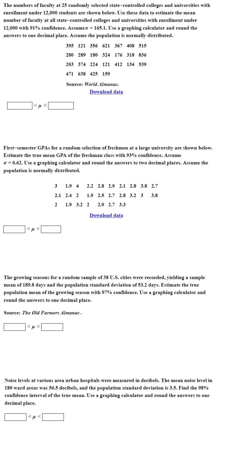 Solved The numbers of faculty at 25 randomly selected | Chegg.com