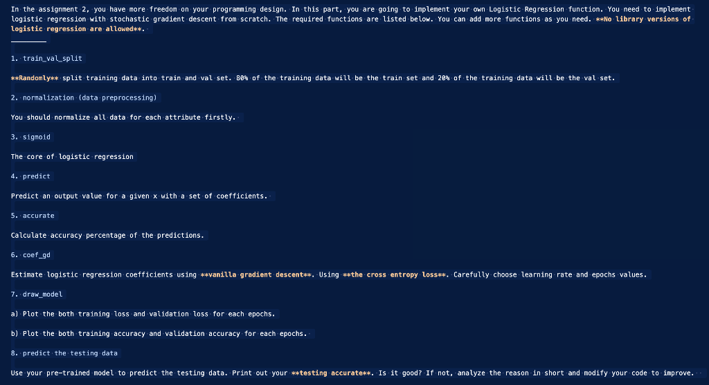 Solved In the assignment 2, you have more freedom on your | Chegg.com