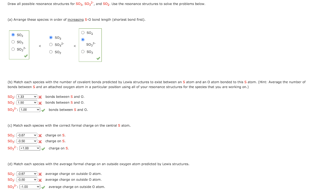 So32 Lewis Structure Resonance
