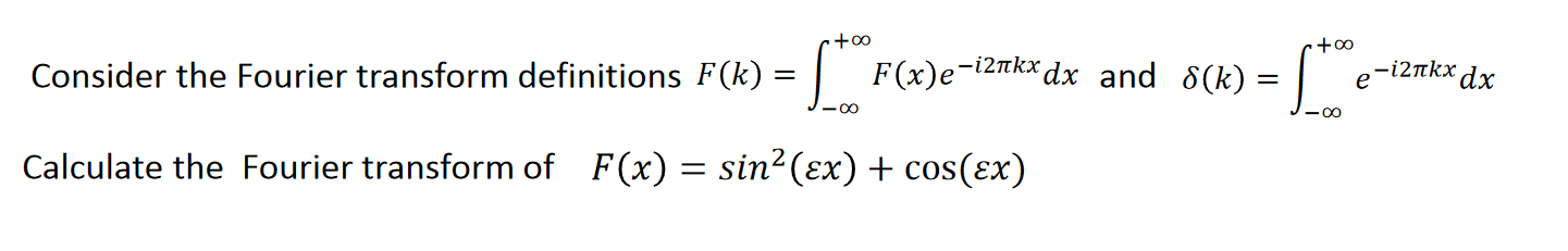 Solved Consider the Fourier transform definitions | Chegg.com