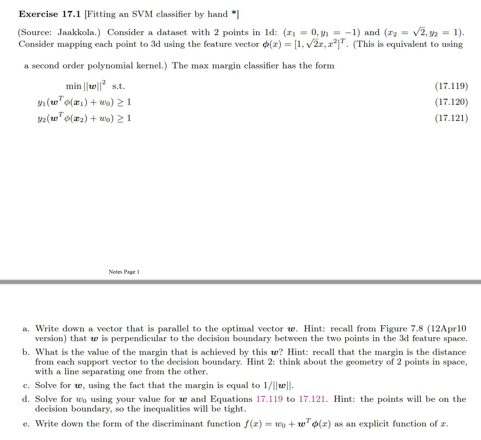 Solved a. ﻿Write down a vector that is parallel to the | Chegg.com