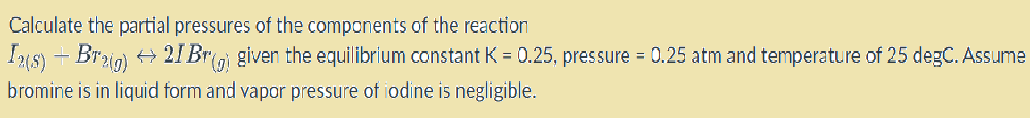 Solved Calculate the partial pressures of the components of | Chegg.com